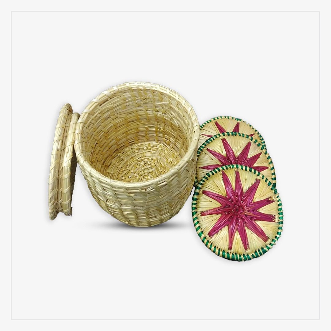 Handmade Tea Coaster with Box - Indyhaat