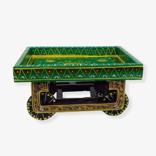 Varanasi Wooden Craft Thela Gadi Decorative Showpiece - Indyhaat
