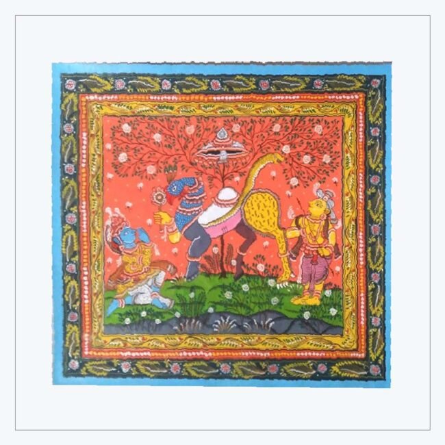 Orissa Pattachitra Navagunjara painting - Indyhaat