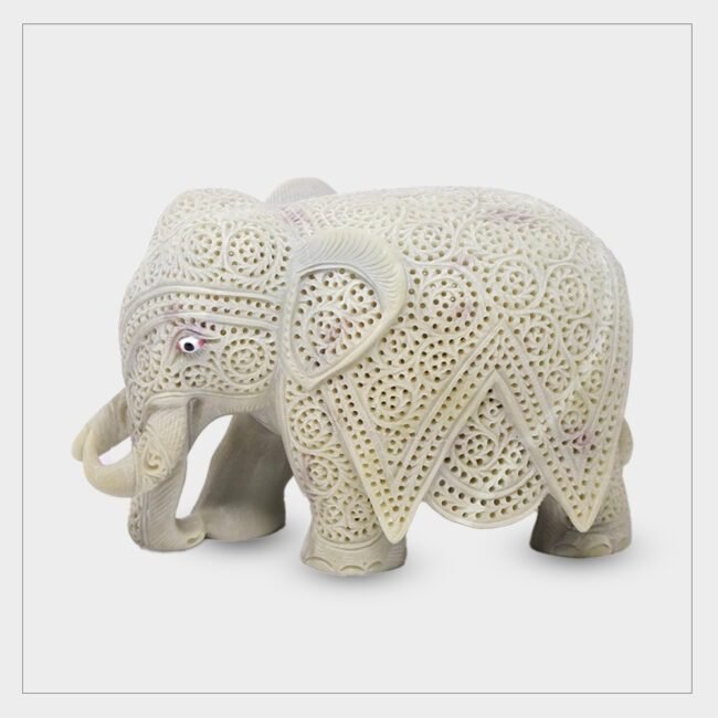 Varanasi Stone Craft Soft Stone Jali Art - Indyhaat