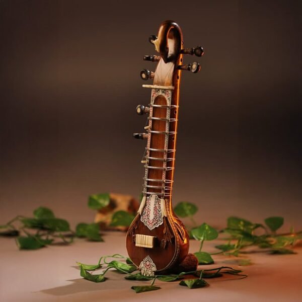Miraj Peacock Miniature Sitar Design | Handcrafted | indyhaat